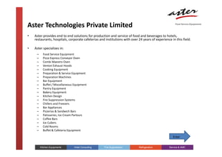 Aster Corporate Profile -2014 | PPT