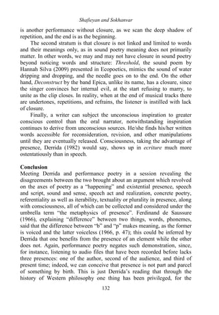 Derrida's Deconstruction Imprisoned in Performance Poetry | PDF