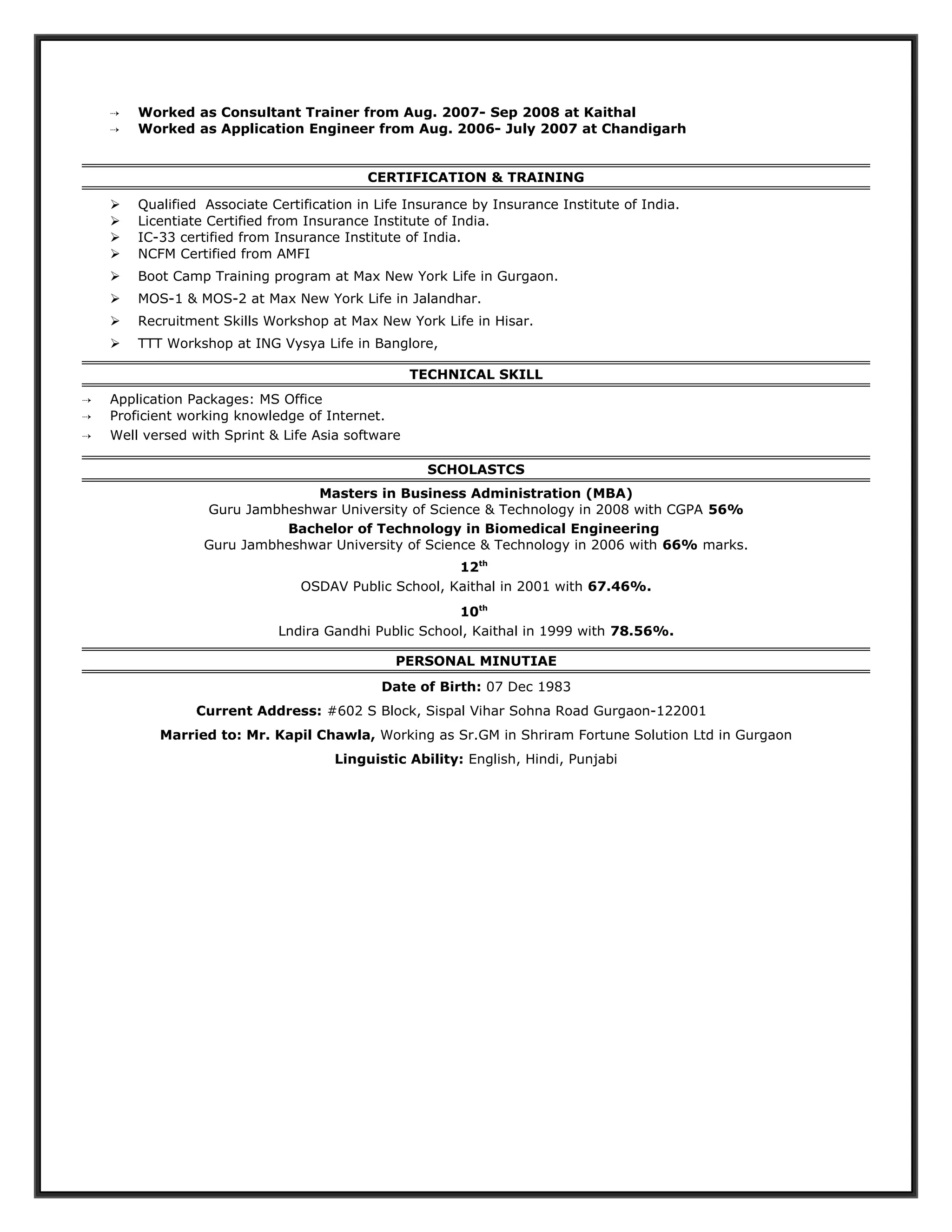 Ruchi's CV updated- June 2016 (2) | DOC