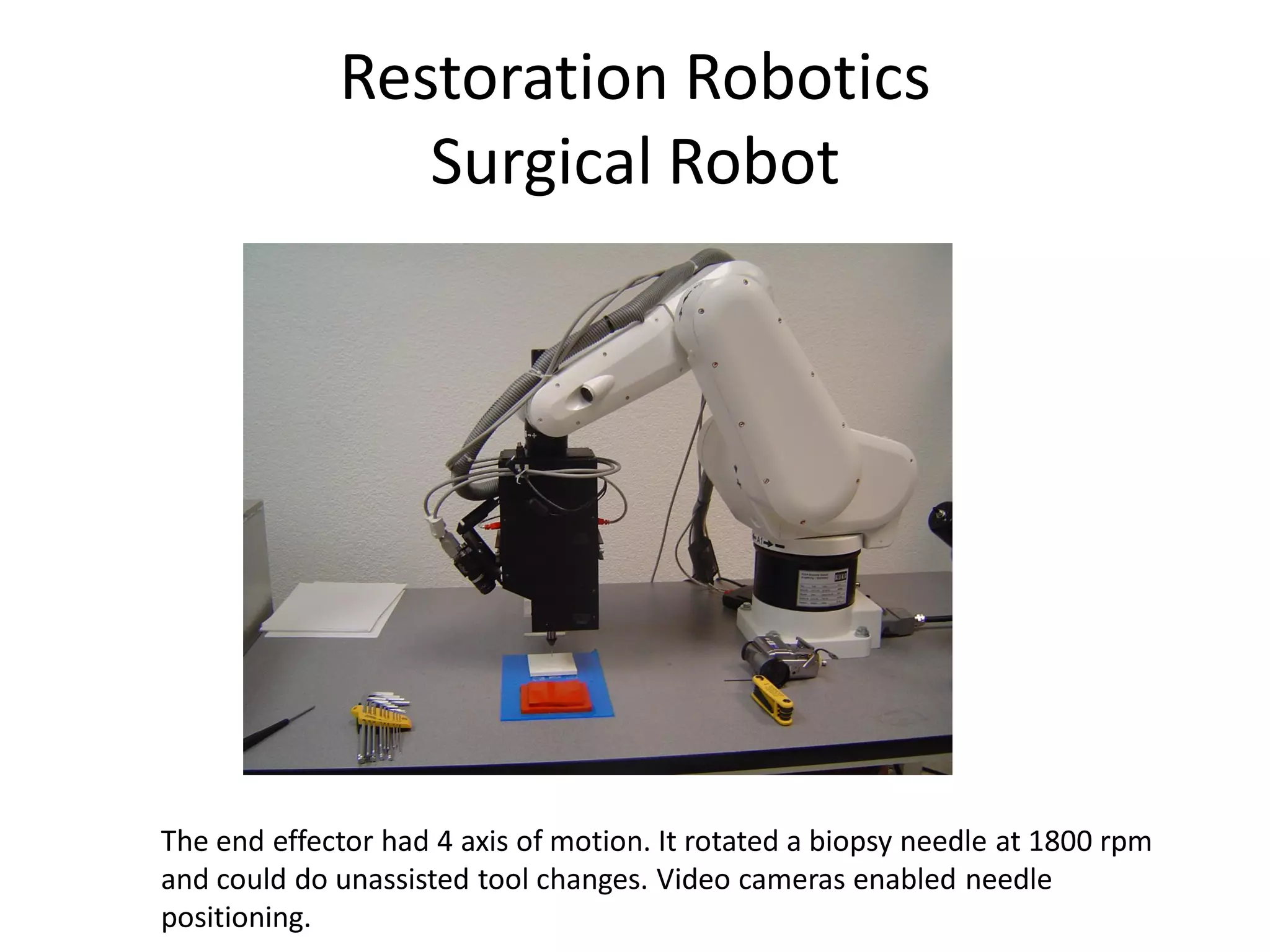 140725 Restoration Robotics End Effecter | PPT