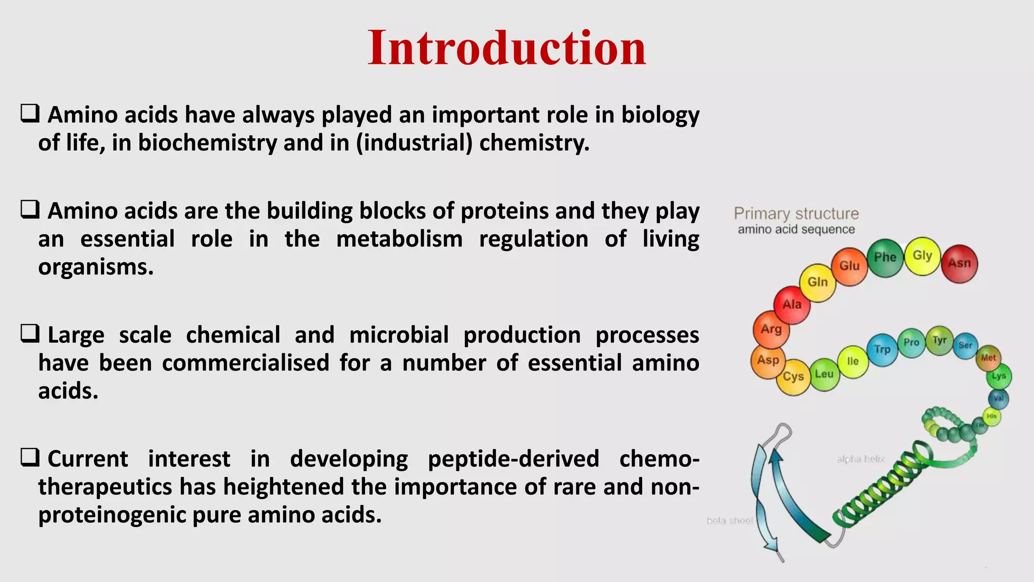 Industrial production of chemical acids glutamic acid | PPTX