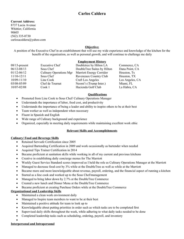 Carlos Resume | PDF