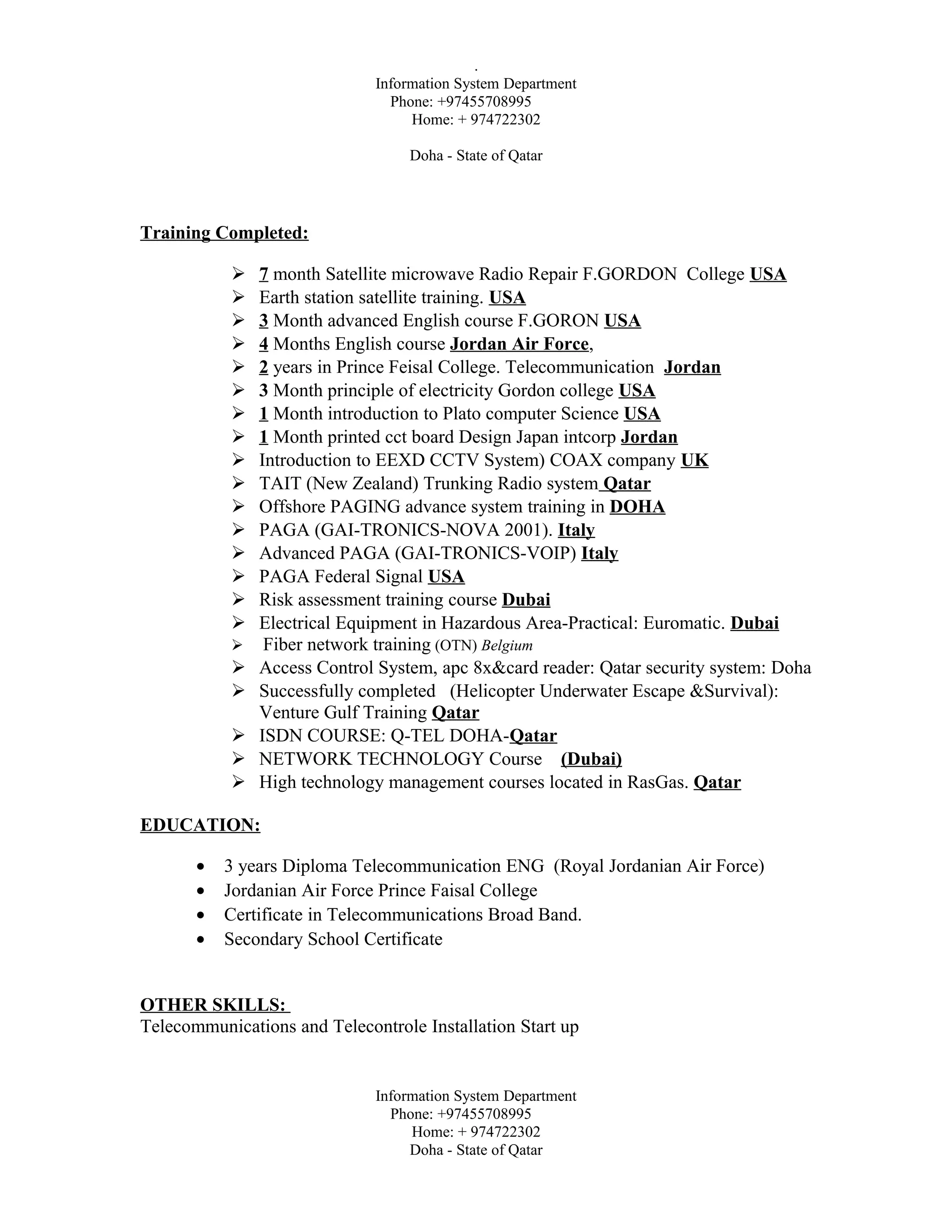 CV - Kamal Al-Sukhun new | DOC
