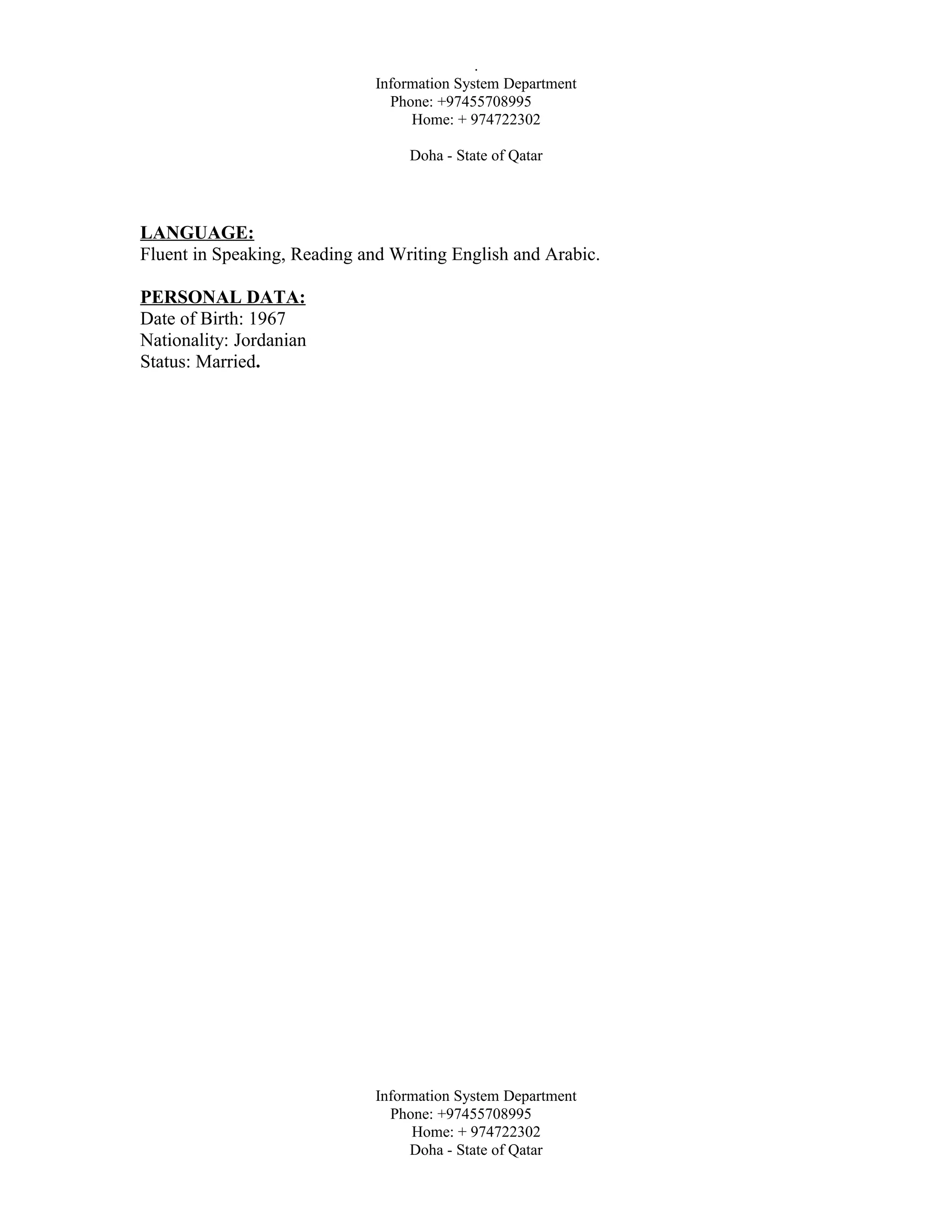 CV - Kamal Al-Sukhun new | DOC