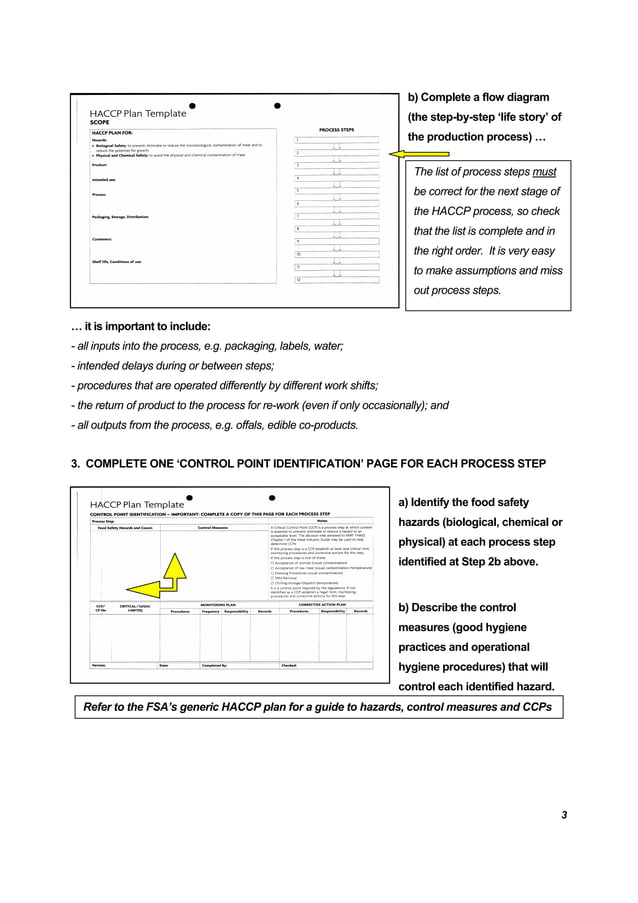 A Short Guide to HACCP Plan | PDF