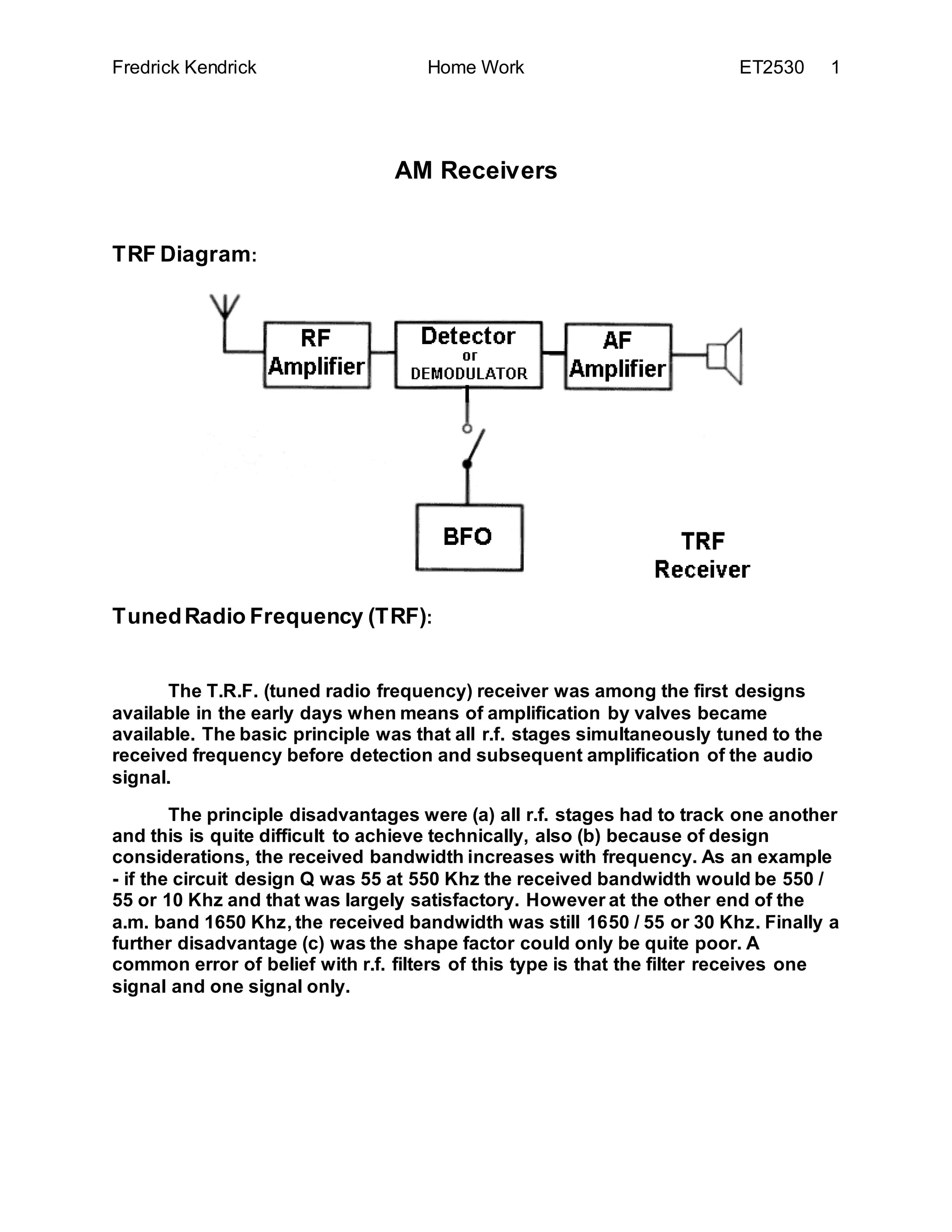 AM Receivers | PDF
