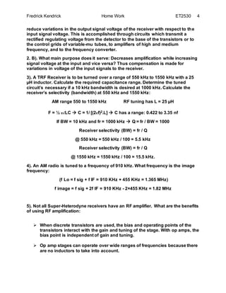 AM Receivers | DOCX