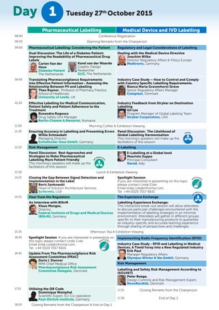 CQ5254 Pharmaceutical and Medical Device Labelling Summit | PDF