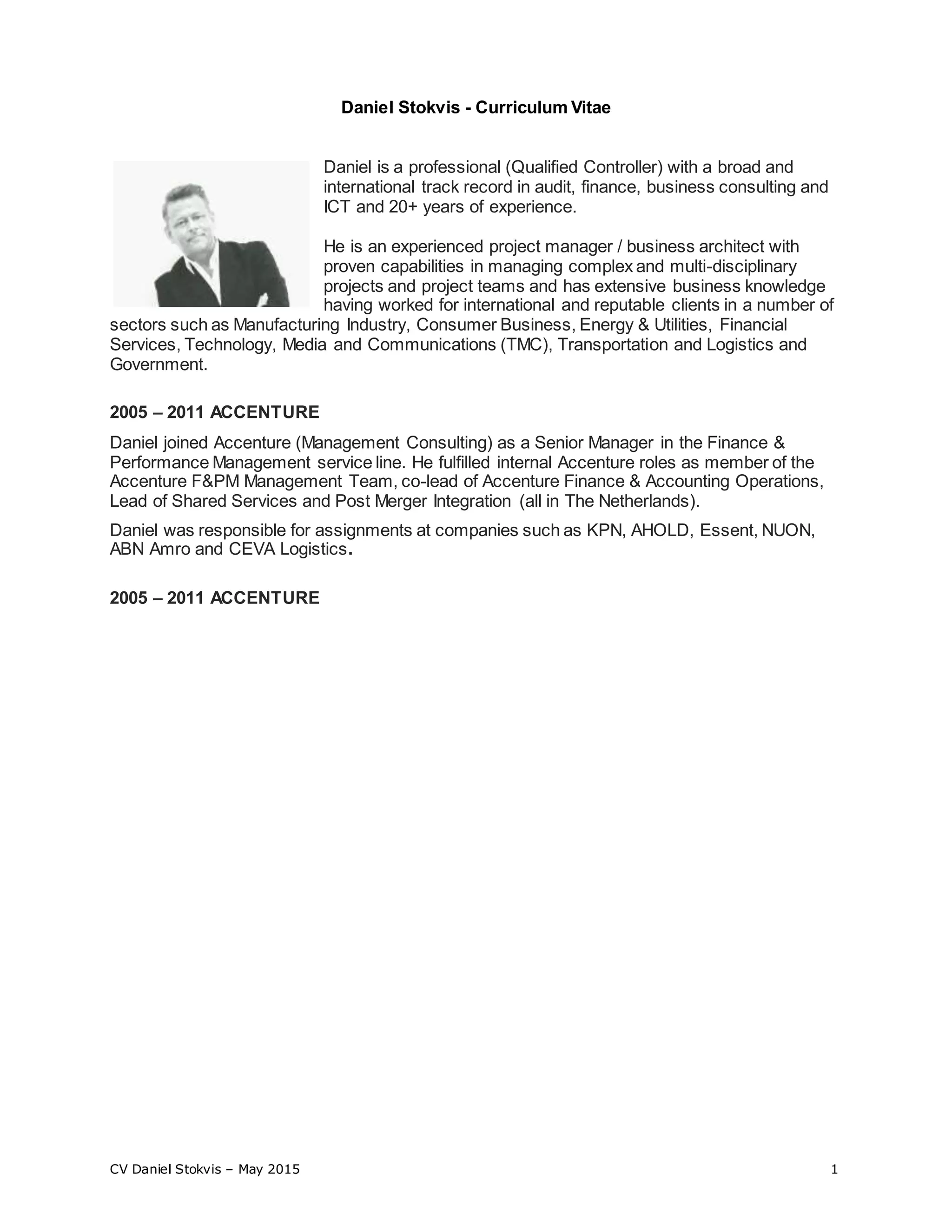 Resume Accenture | DOCX