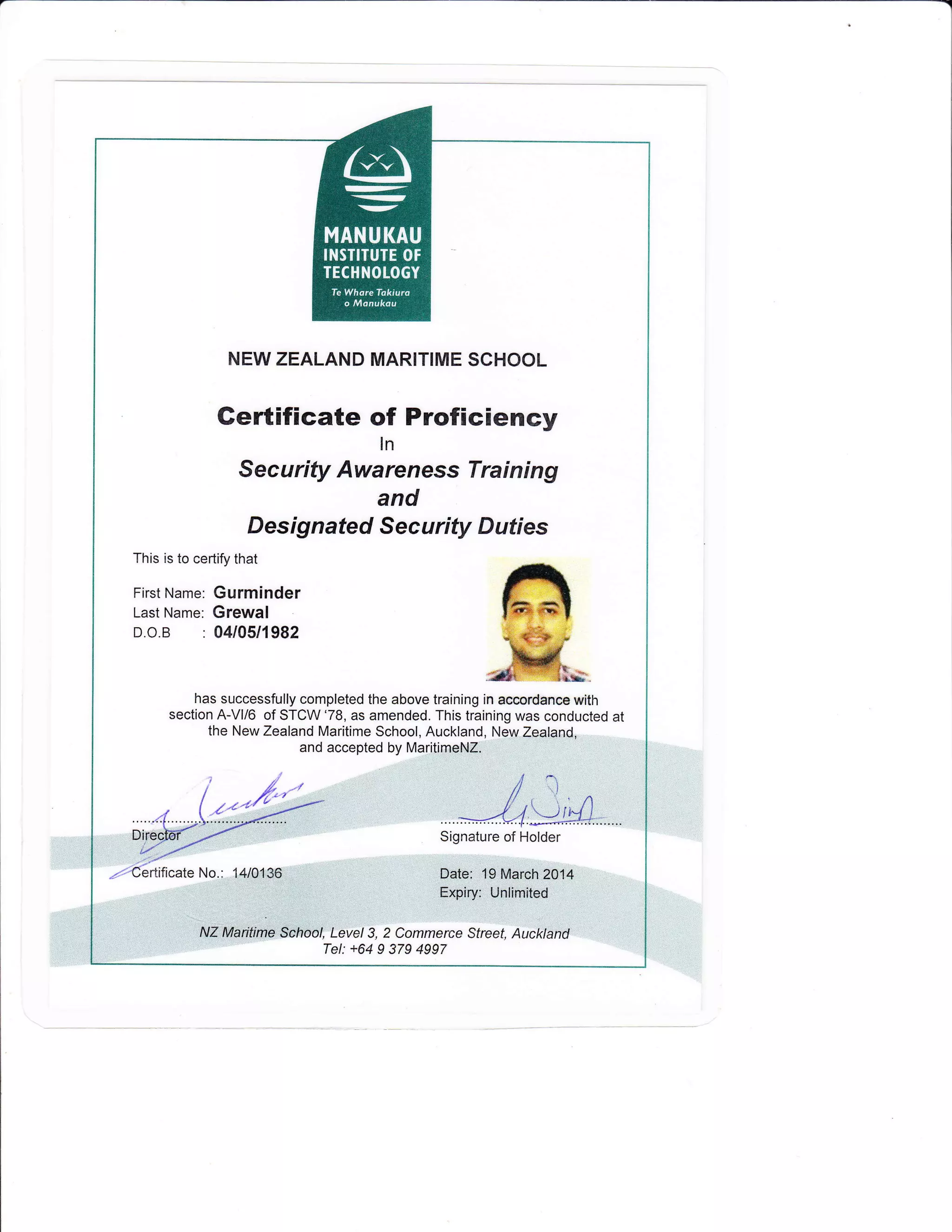 Advanced STCW Certificates - MNZ | PDF