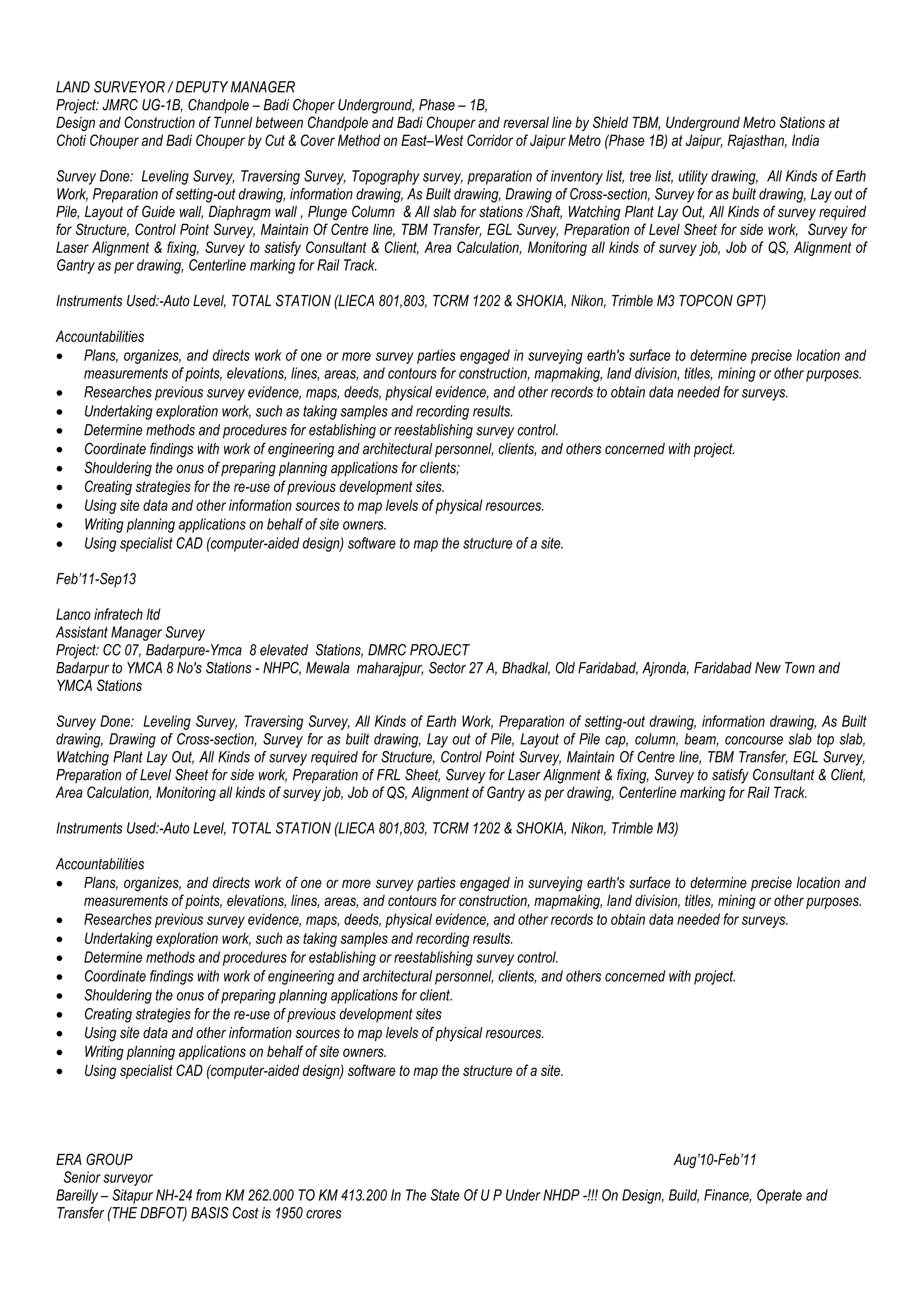 Resume dharmendra | PDF | Civil Engineering Industry | Industries