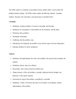 Policing Research Assignment | PDF