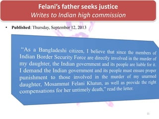 The Girl felani and her short life | PPT