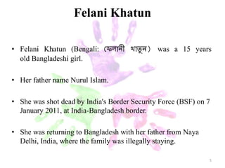 The Girl felani and her short life | PPT