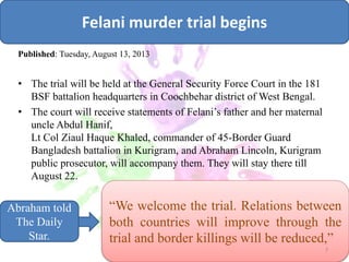 The Girl felani and her short life | PPT