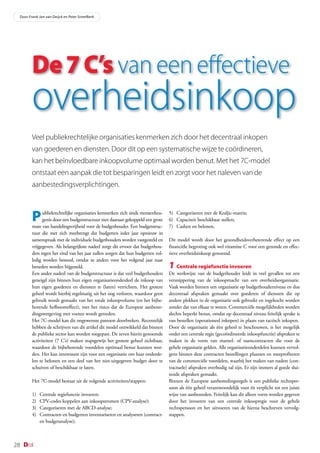De_7Cs_van_een_effectieve_overheidsinkoop | PDF | Logistics | Business