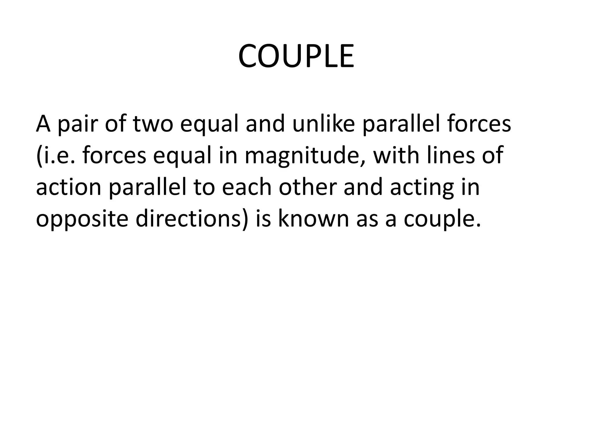 Parallel Forces | PPTX
