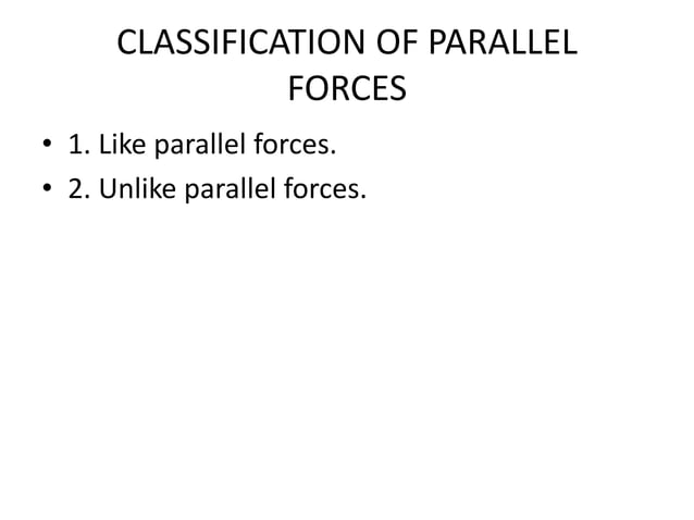 Parallel Forces | PPTX | Physics | Science