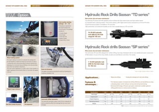 SOOSAN CRAWLER DRILL | PDF