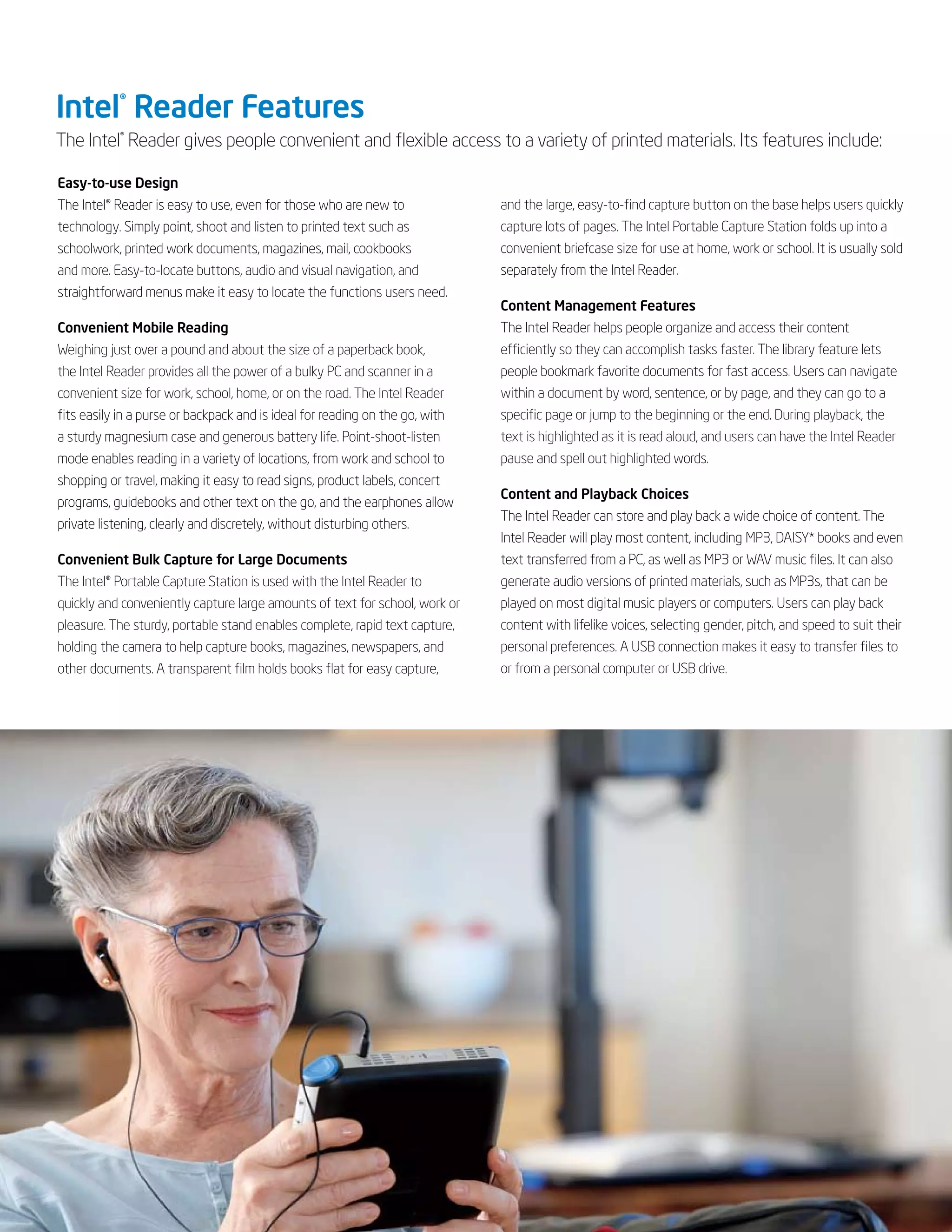 ProductBrief_Intel_Reader | PDF