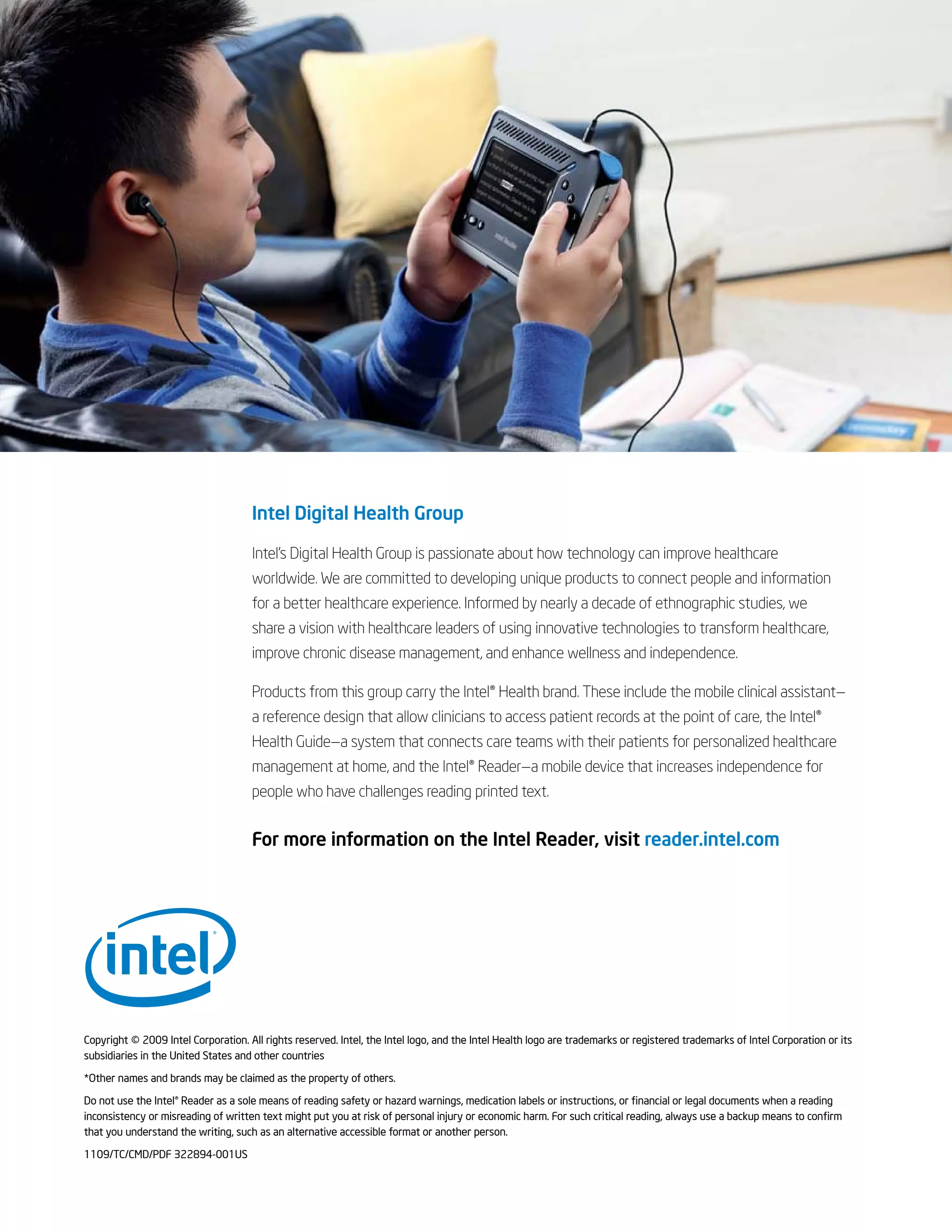 ProductBrief_Intel_Reader | PDF