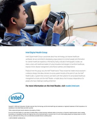 ProductBrief_Intel_Reader | PDF