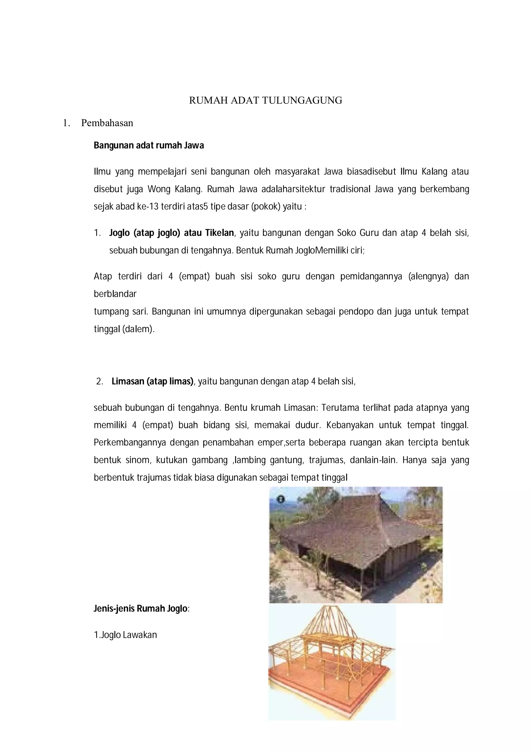 rumah adat_tulungagung | PDF