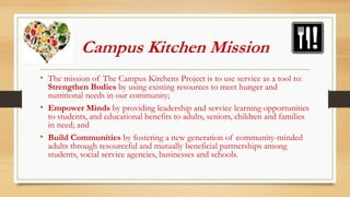 Campus Kitchen Presentation | PPTX
