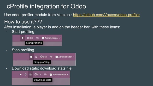 Odoo profiler | PPT