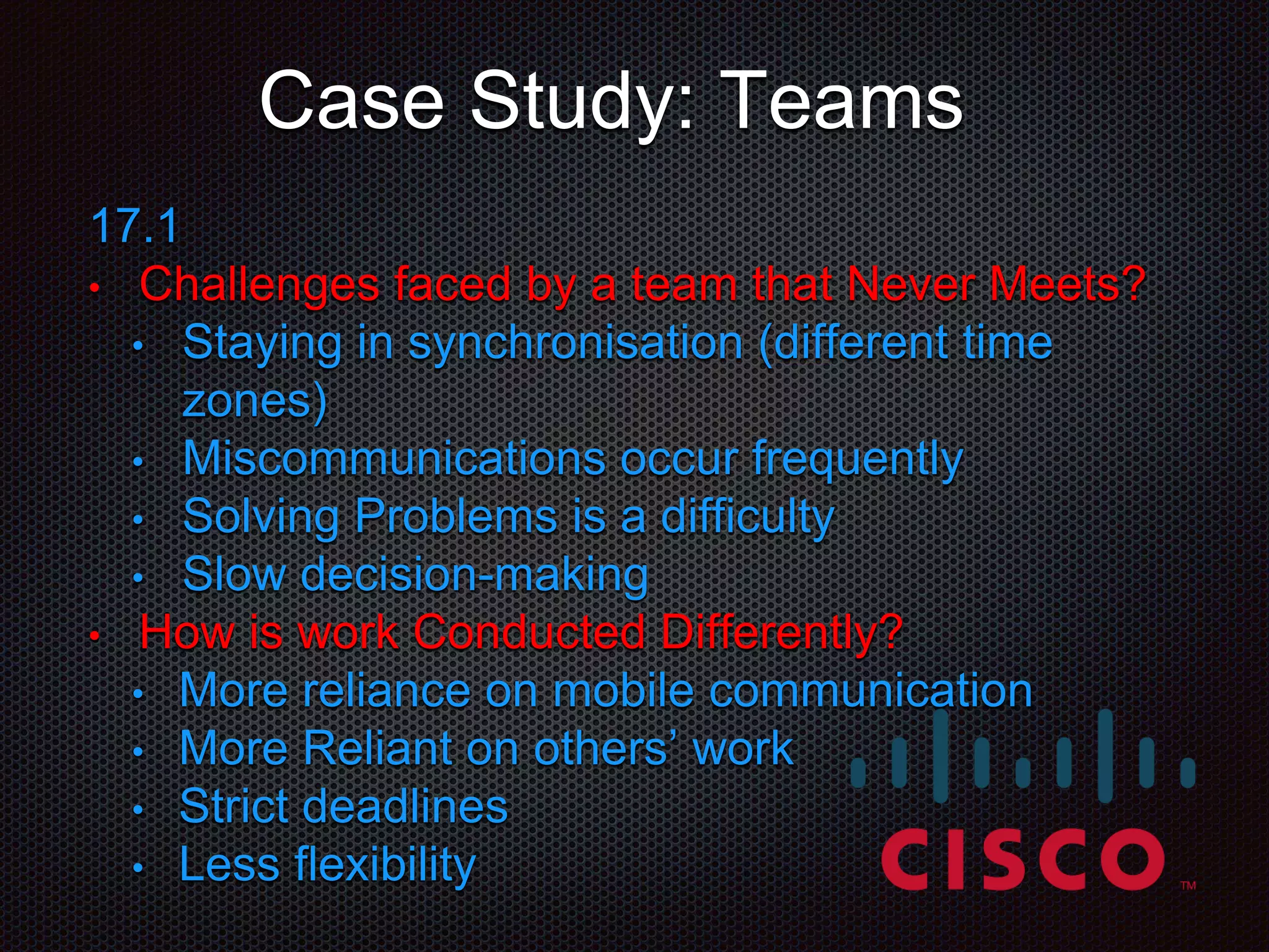 CISCO Case Study Presentation1 | PPTX
