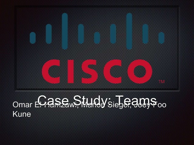 CISCO Case Study Presentation1 | PPTX