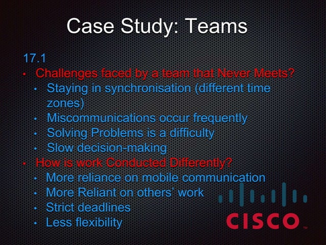 CISCO Case Study Presentation1 | PPTX