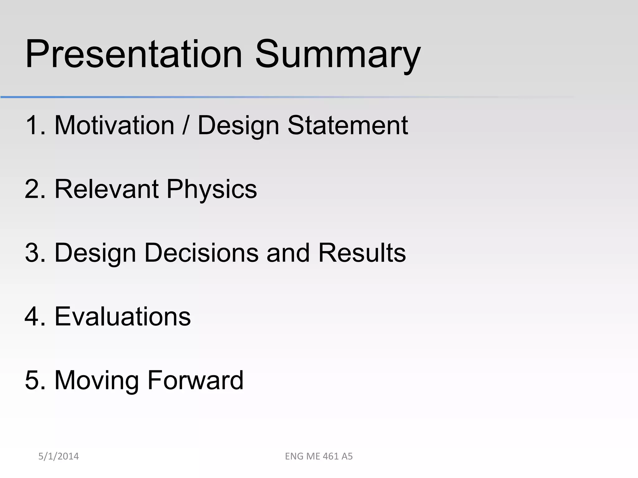 Senior Project Presentation | PPT