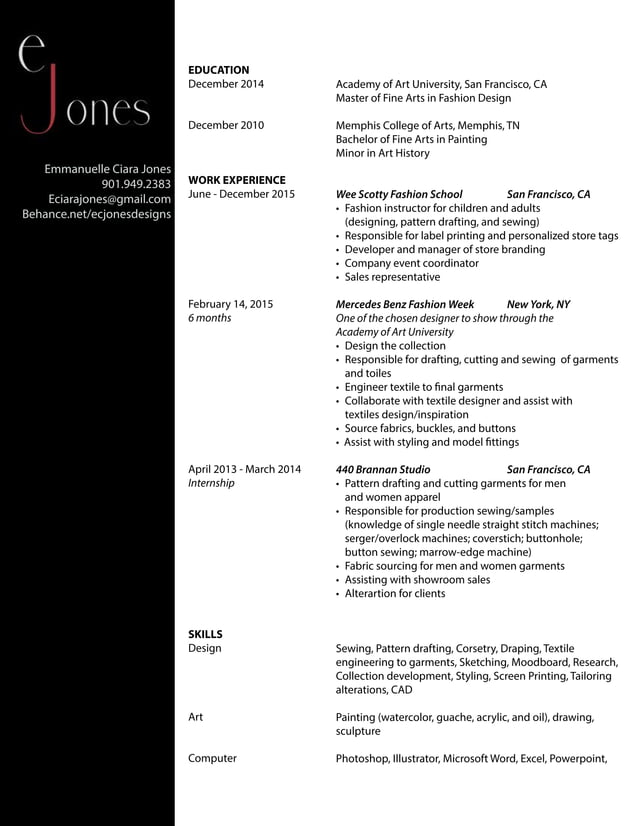 Emmanuelle _C_Jones Resume | PDF