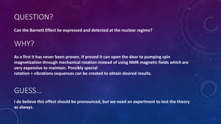 Barnett effect | PPTX