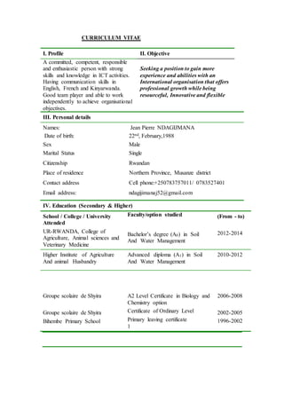 CURRICULUM VITAE peter | PDF