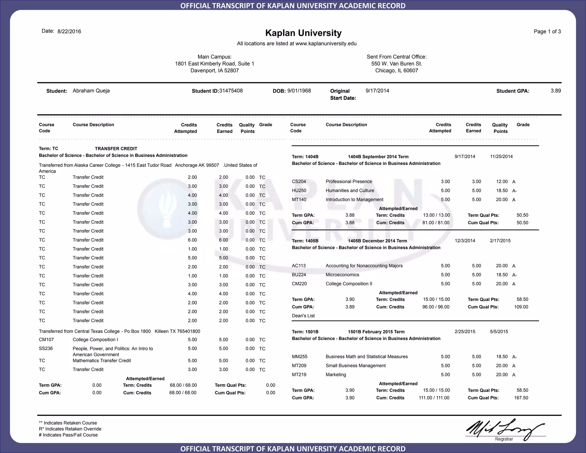 QuejaBAtranscripts | PDF