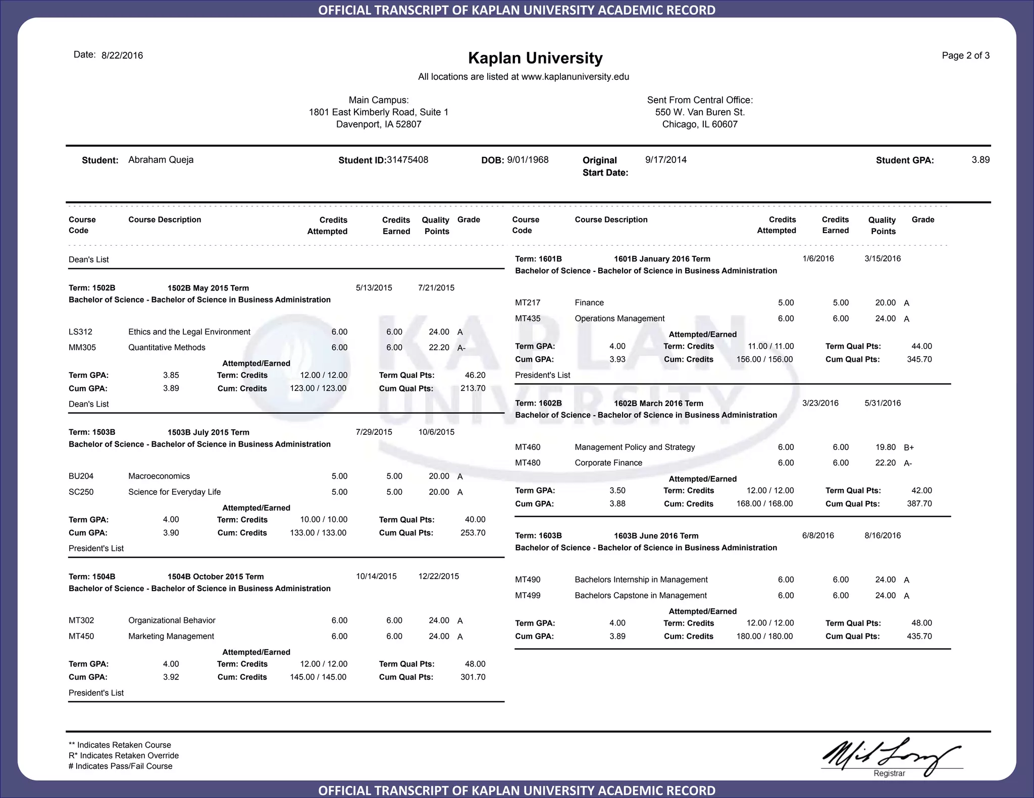 QuejaBAtranscripts | PDF