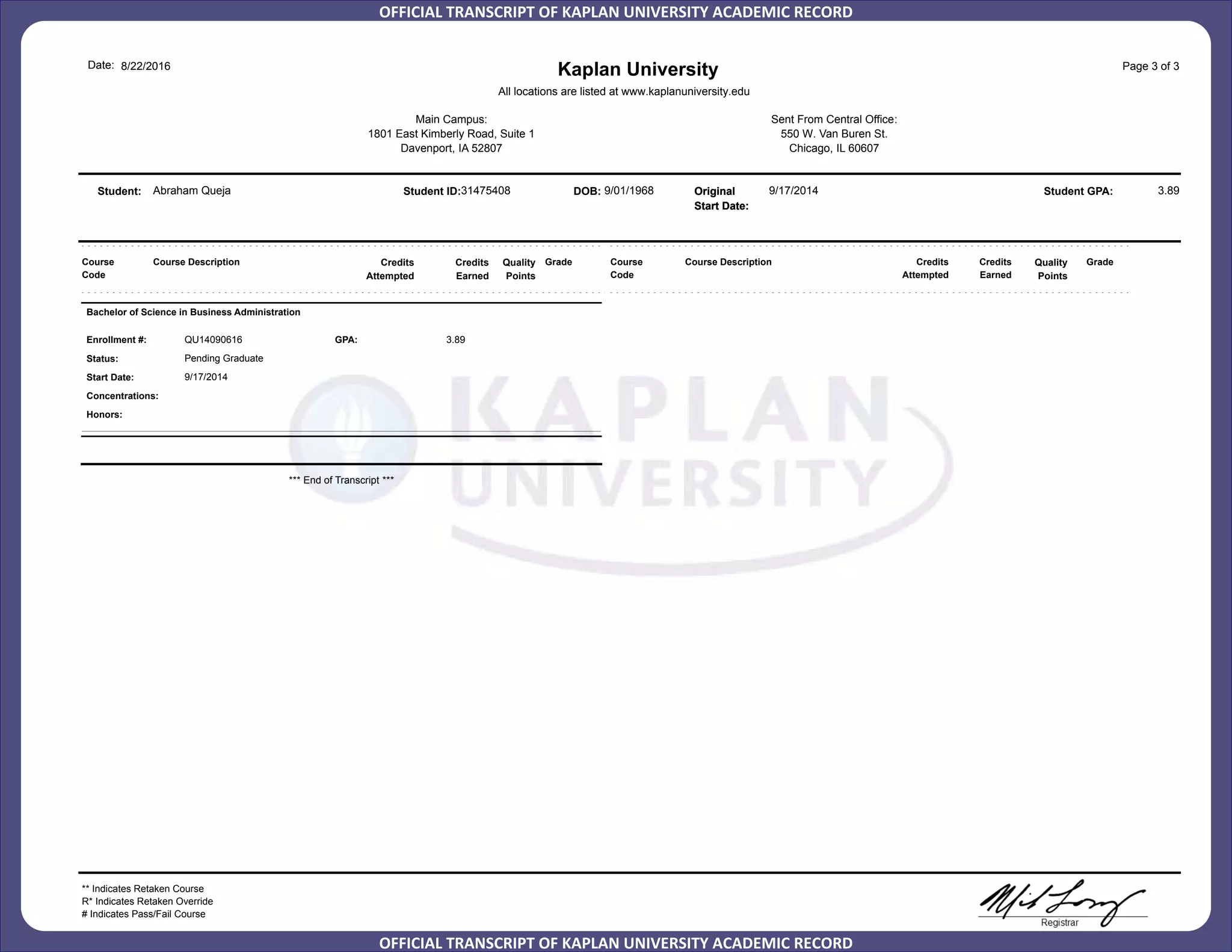 QuejaBAtranscripts | PDF
