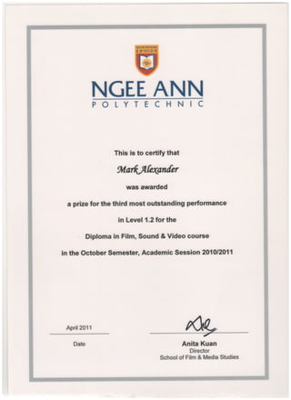 Third Most Outstanding Performance | PDF