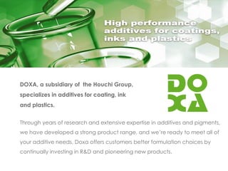 DOXA company profile 2015 | PDF | Skin Care | Beauty