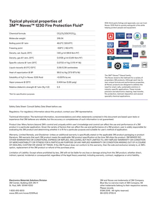 Novec 1230 from 3M | PDF