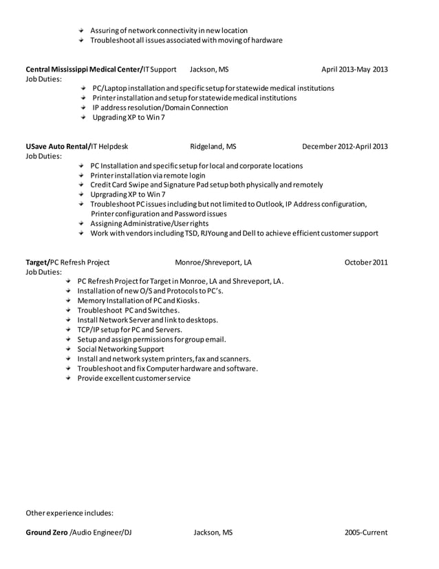 J. Brad Bailey Resume | PDF
