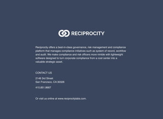 Reciprocity_GRC Software Buyers Guide v5 | PDF | Business Utilities | Business