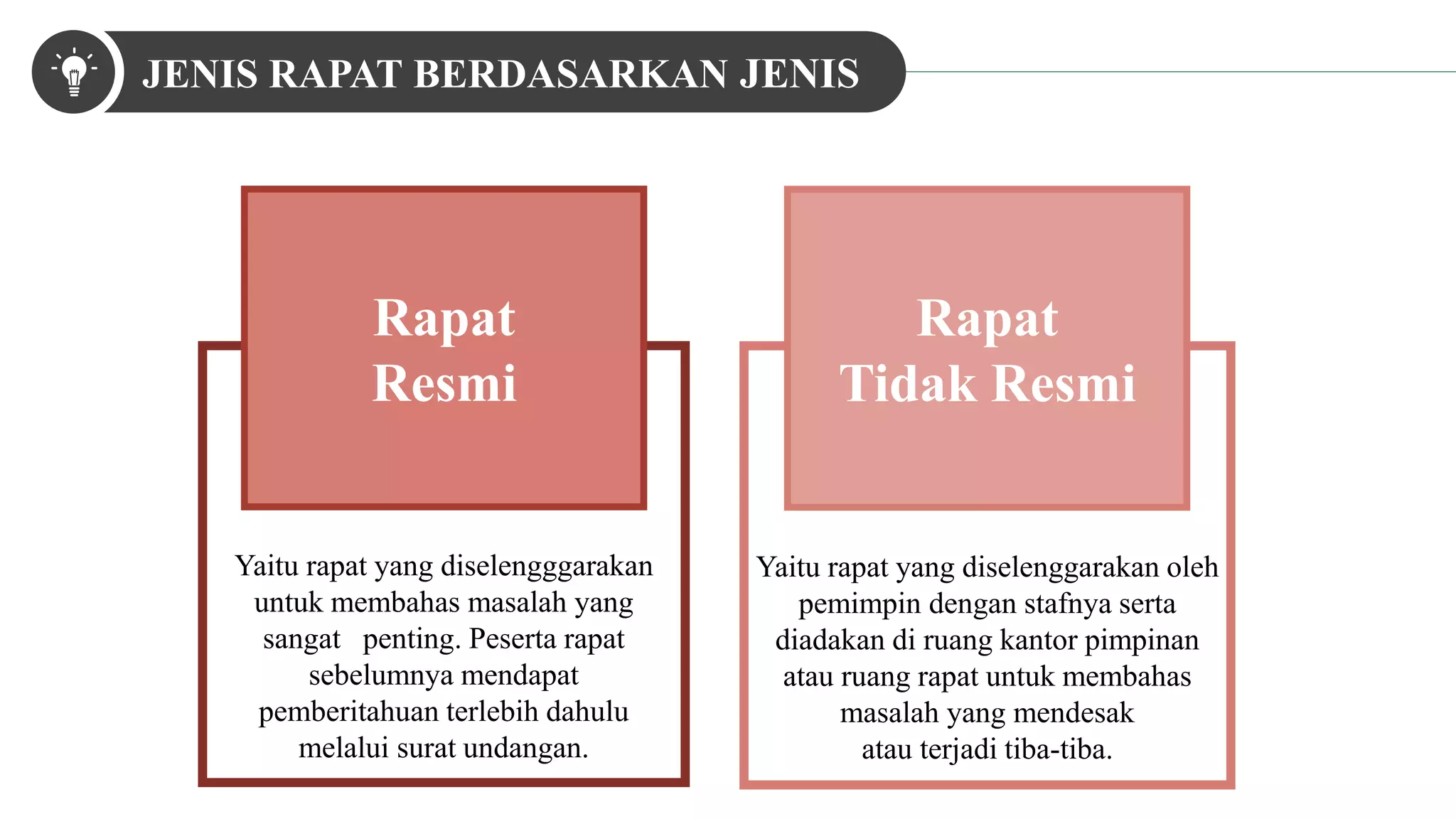 Materi Rapat Bisnis | PPTX