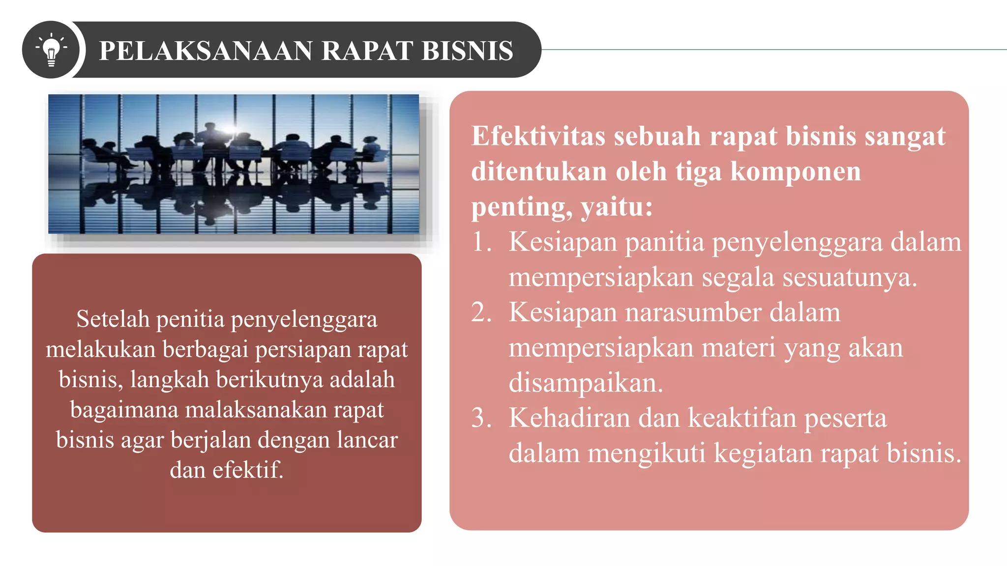 Materi Rapat Bisnis Pptx