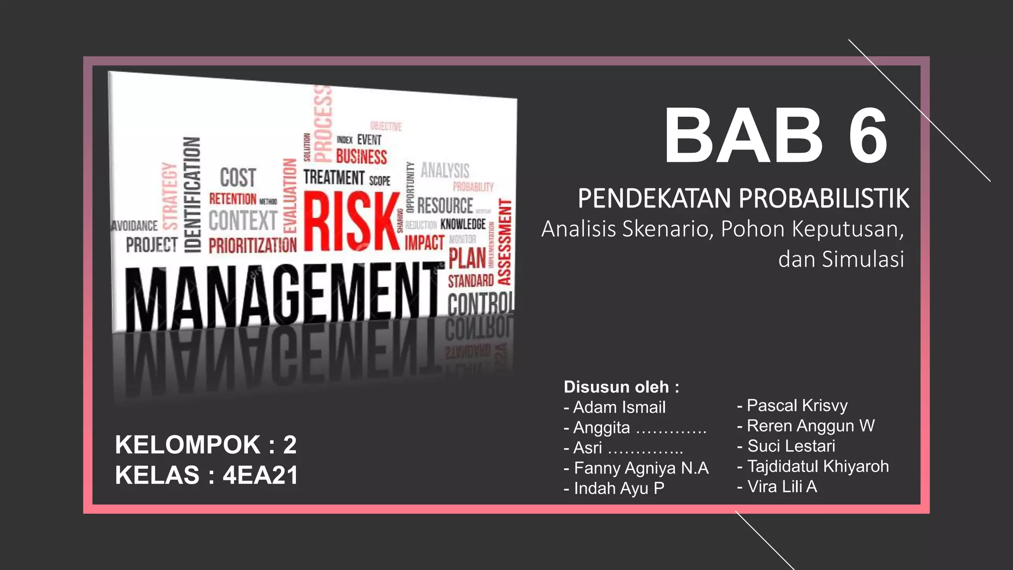 MATERI PENDEKATAN PROBABILISTIK | PPTX