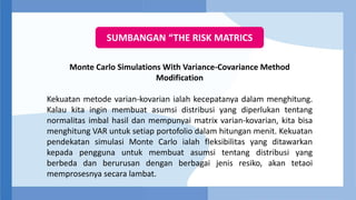 MATERI VALUE AT RISK (VAR) | PPTX