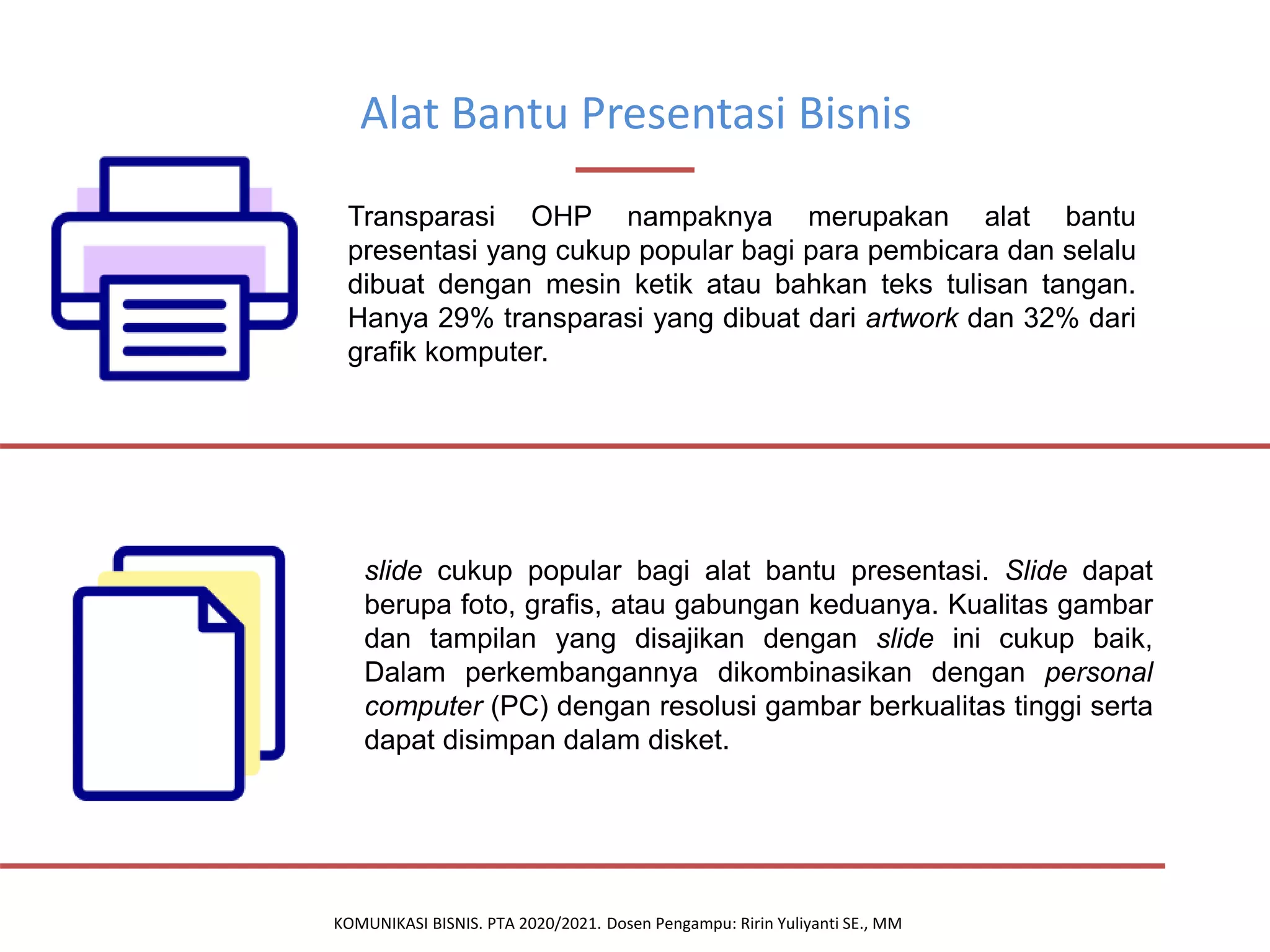 Bab 16.Presentasi Bisnis [Komunikasi Bisnis] | PPTX