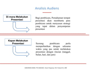 Bab 16.Presentasi Bisnis [Komunikasi Bisnis] | PPTX